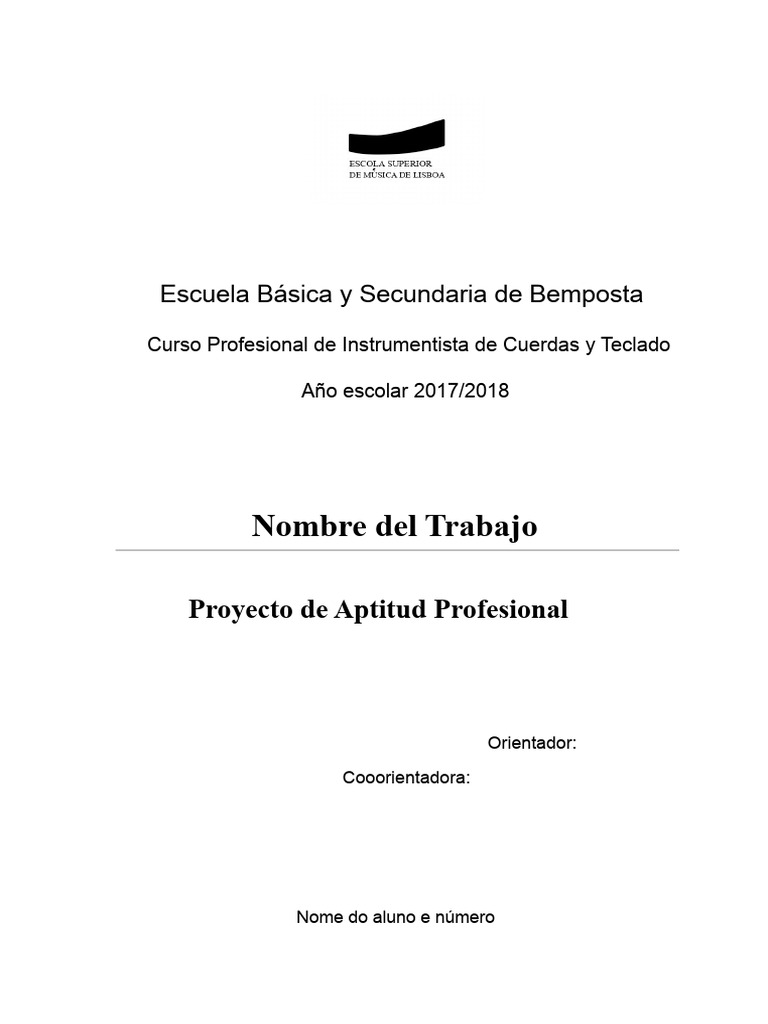 Modelo de Portada PAP (2) | PDF