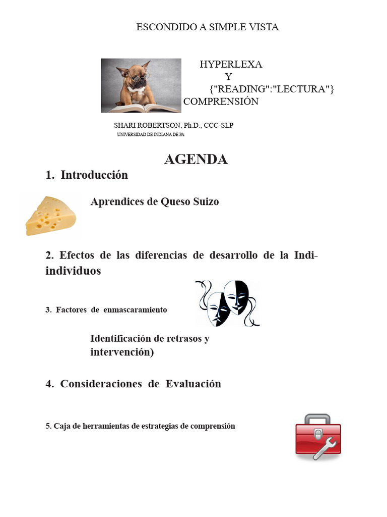 Hipermetría y Comprensión Lectora | PDF | Autismo | Aprendizaje
