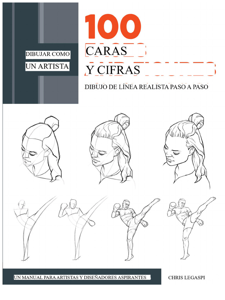 Dibujo Realista: 100 Caras y Figuras | PDF | Dibujo | Lápiz