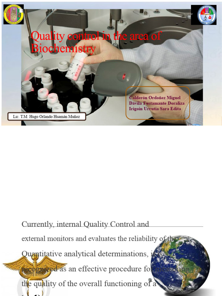 Biochemistry Quality Control Techniques | PDF | Analytical Chemistry ...