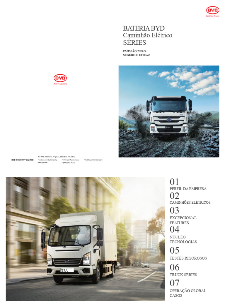 Caminhão BYD | PDF | Eixo | Motores