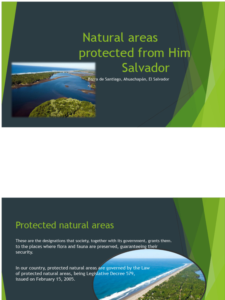 Protected Natural Areas of El Salvador | PDF | Protected Area | Wetland