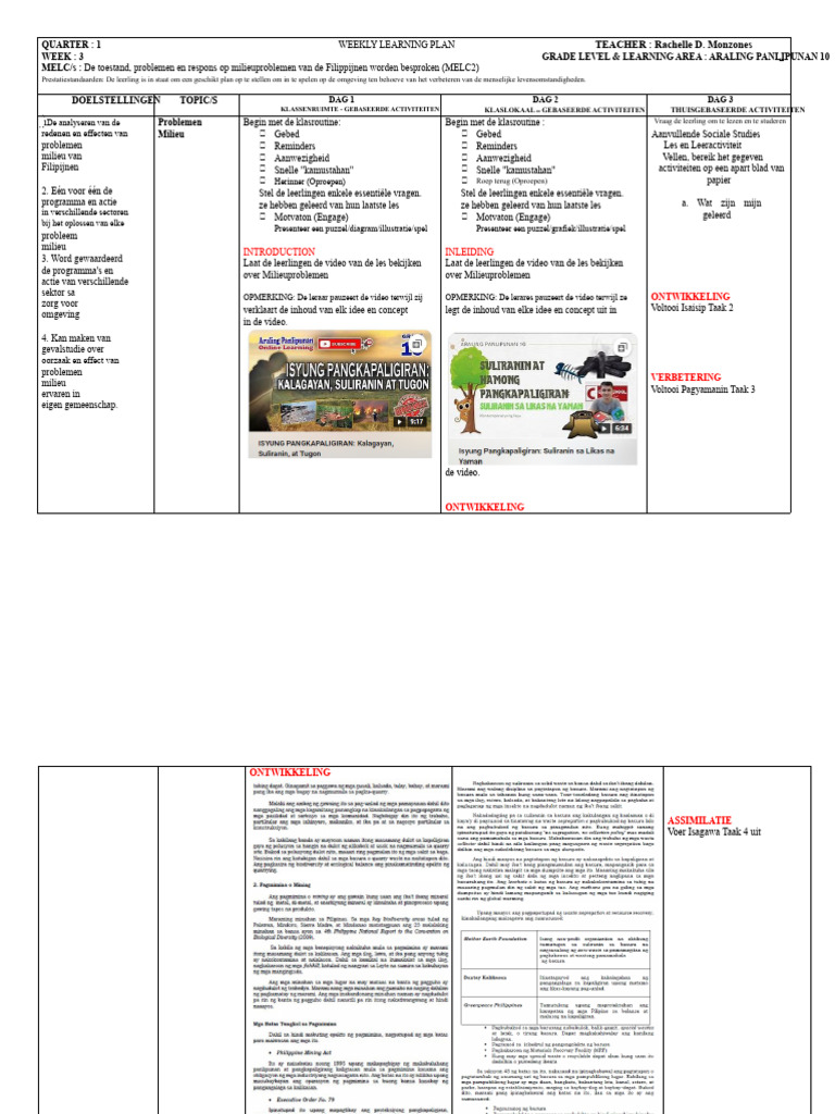 WLP Q1 AP 10 Milieuproblemen | PDF