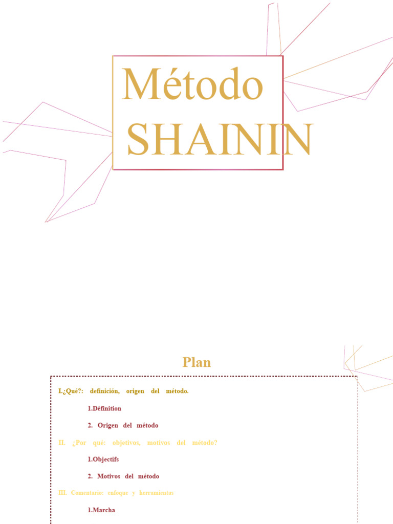 Método SHAININ | PDF