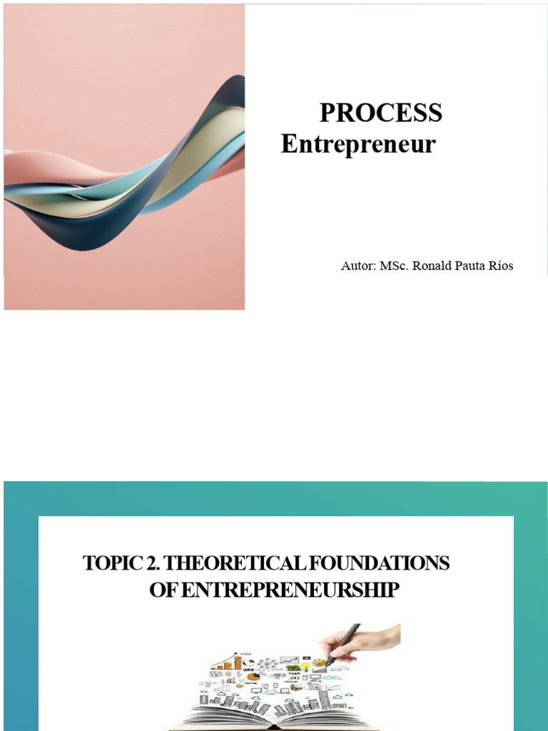 UNIT 1 - THEORETICAL FOUNDATIONS OF ENTREPRENEURSHIP(1) | PDF ...