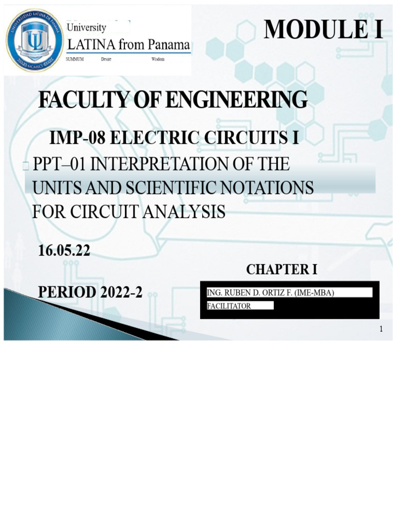 Electric Circuits: Units & Notation Guide | PDF | International System ...