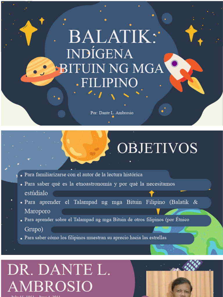 Balatik Katutubong Bituin NG Mga Pilipino | PDF | Idioma tagalo ...