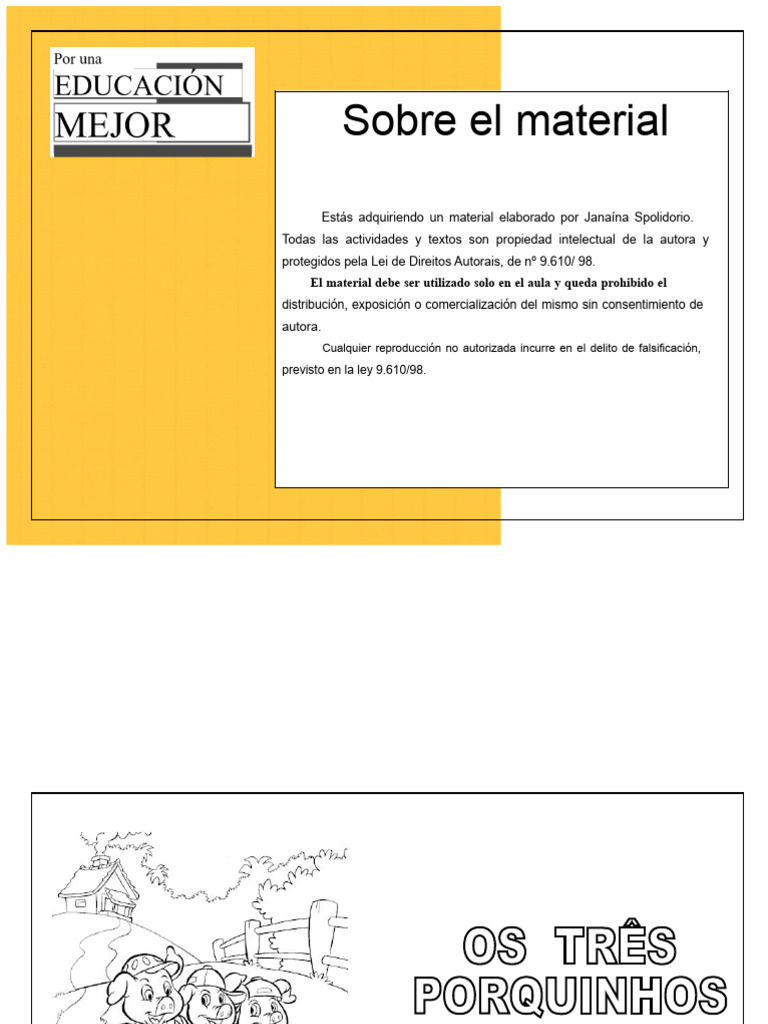 Secuenciada Los Tres Cerditos | PDF | Cuentos de animales | Cuentos de ...
