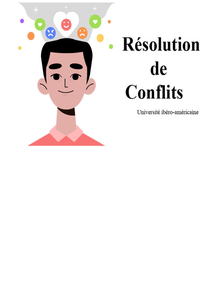 Techniques de Résolution de Conflits | PDF | Résolution de conflit ...