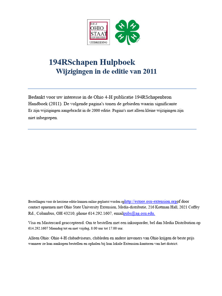 Schapen Resource Handboek | PDF