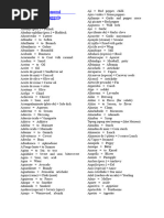 Smell Descriptive Vocabulary List | PDF | Odor | Perfume