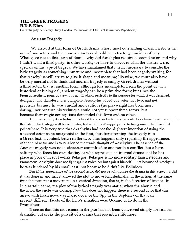Understanding Greek Tragedy Dynamics | PDF | Tragedy | Euripides