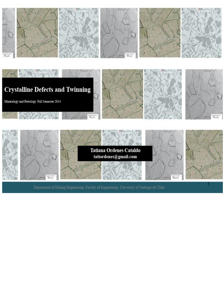 Understanding Crystalline Defects and Twinning | PDF | Dislocation ...