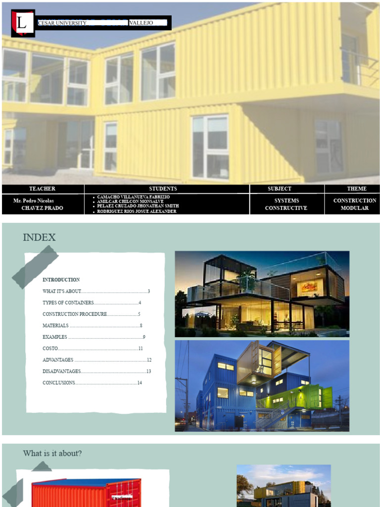 Modular Container Home Construction Guide | PDF | Building Technology ...