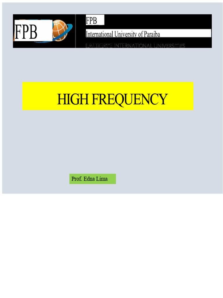 Class Slide (High Frequency) | PDF | Electric Current | Electricity