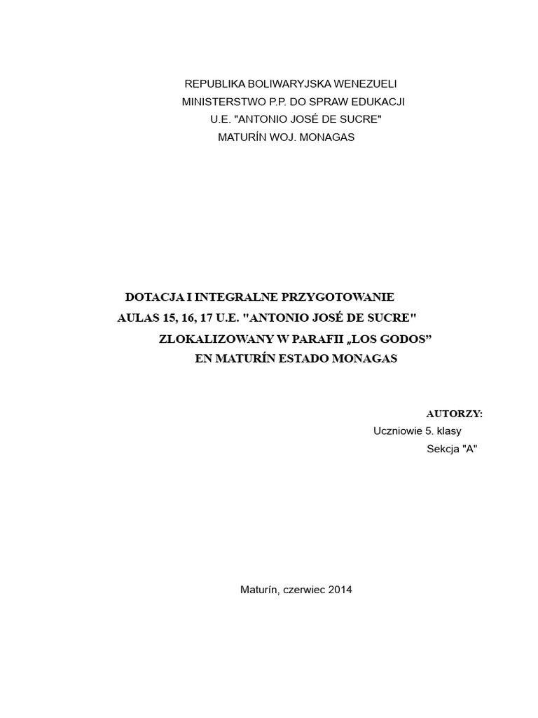 Projekt Klas | PDF