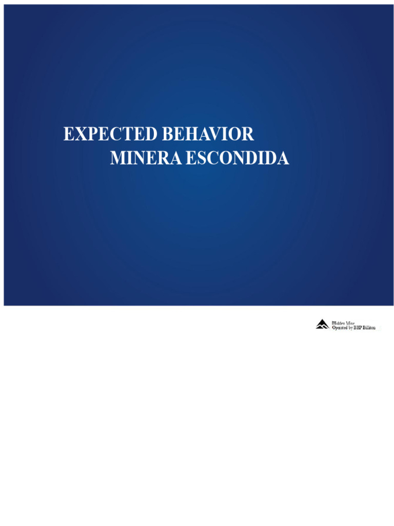 Cardinal Rules and Expected Behaviors | PDF
