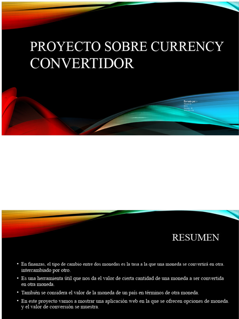 Proyecto Sobre Convertidor de Divisas | PDF | Script Java | Red mundial