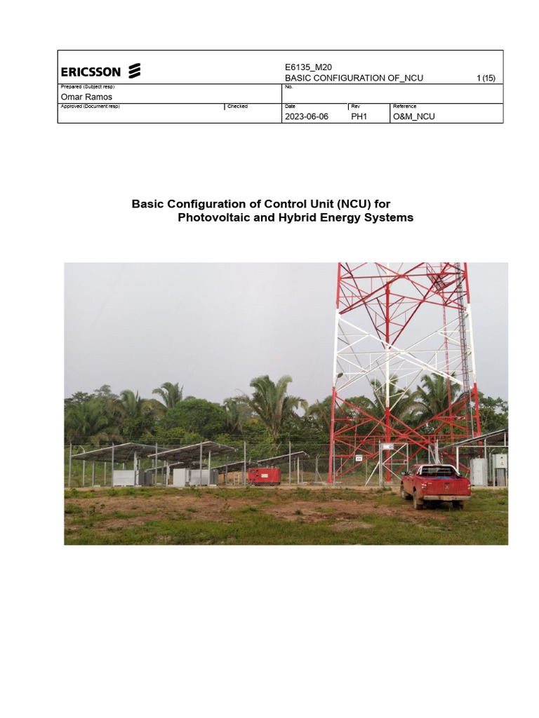 NCU Configuration Guide for Energy Systems | PDF | Photovoltaic System ...