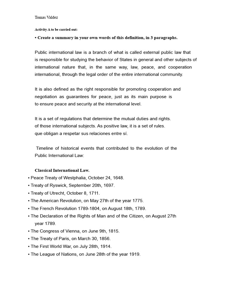 Unit 1. Activity 1. Conceptualization and History | PDF