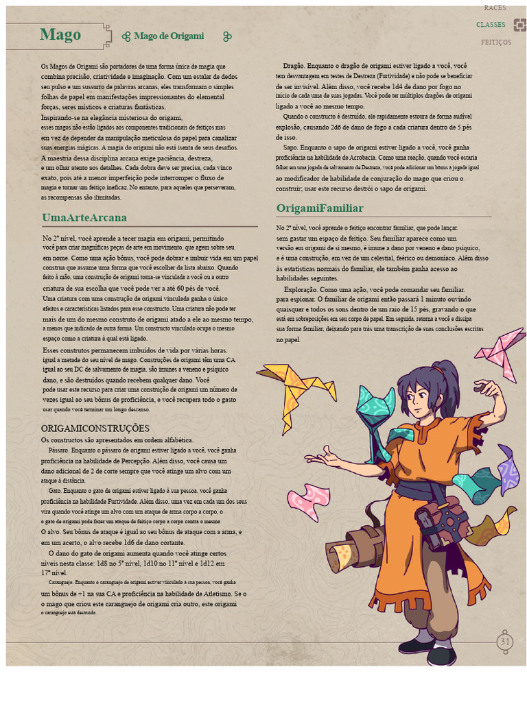 Mestre Mago de Origami | PDF | Origami | Dragão