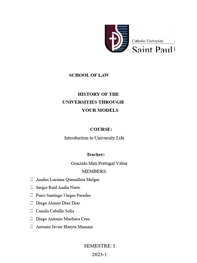History and Models of Universities | PDF | University | Knowledge