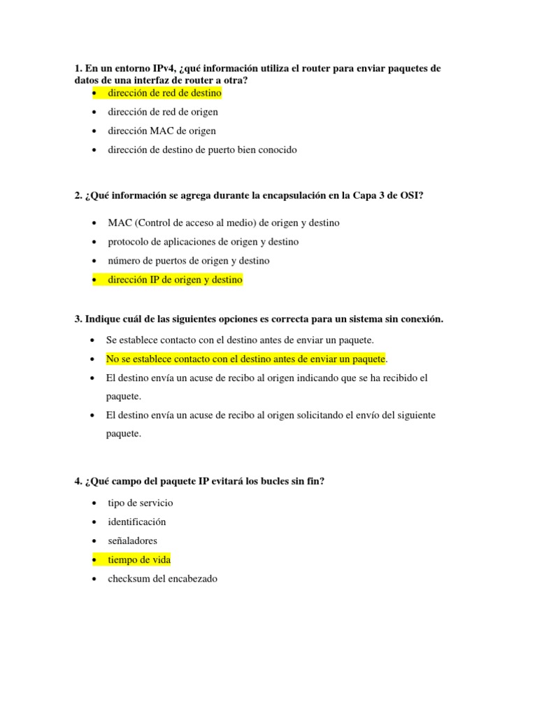 Examen Capitulo 5 Modulo 1 100 Pdf Enrutador Computación