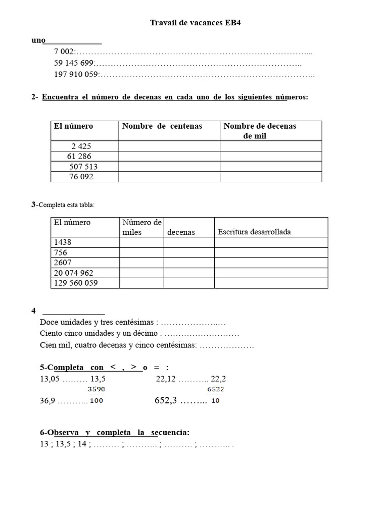 Ejercicios de Matemáticas y Medidas | PDF