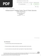 ThinkOrSwim Script Setup Guide | PDF