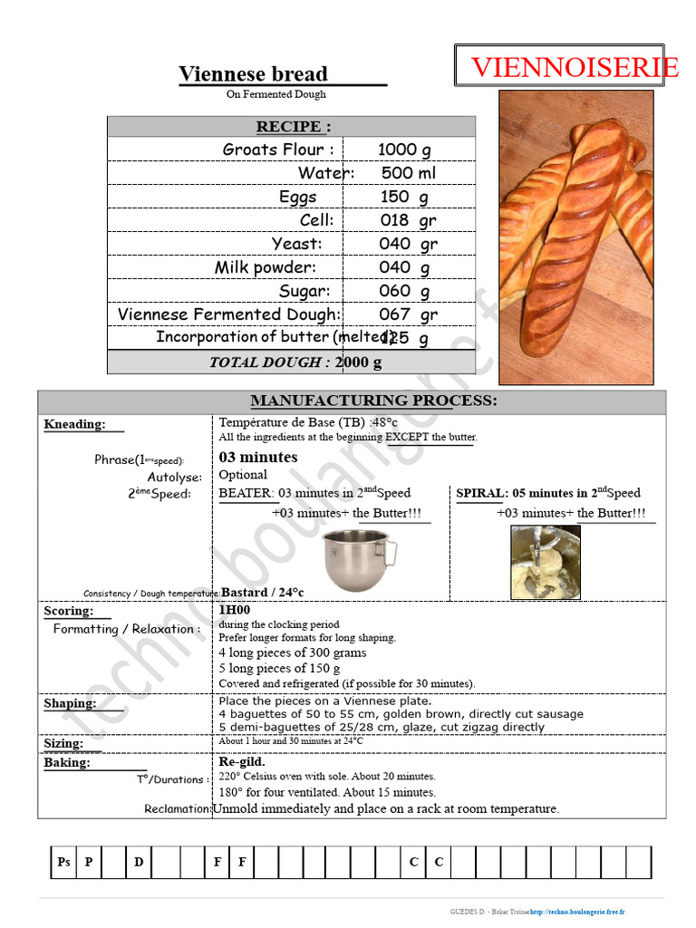 03.VIENNOISE | PDF | Breads | Cooking