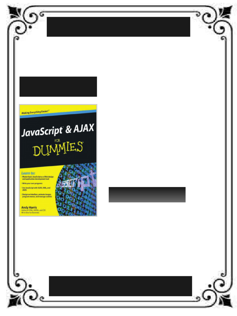 JavaScript and Ajax for Dummies 1st Edition by Andy Harris ISBN ...