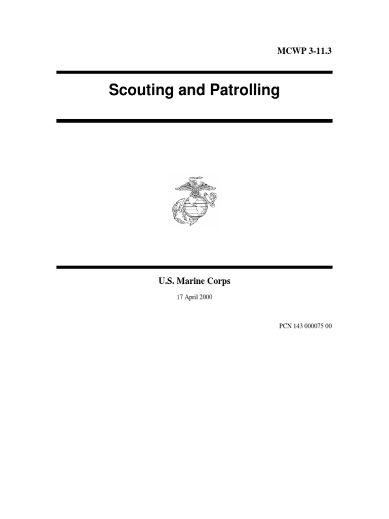 US Marine Corps - Scouting and Patrolling MCWP 3-11.3 | PDF | Compass ...