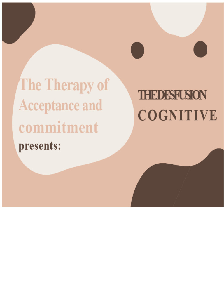 Cognitive Defusion | PDF