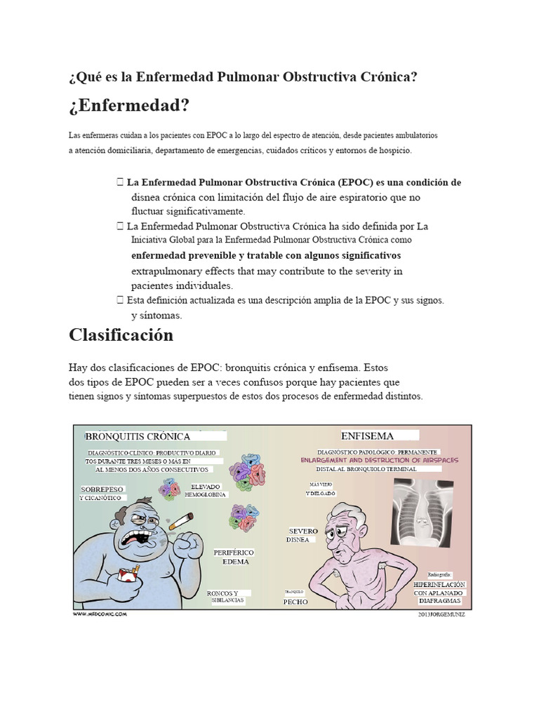 Acerca de La EPOC | PDF | Enfermedad pulmonar obstructiva crónica ...