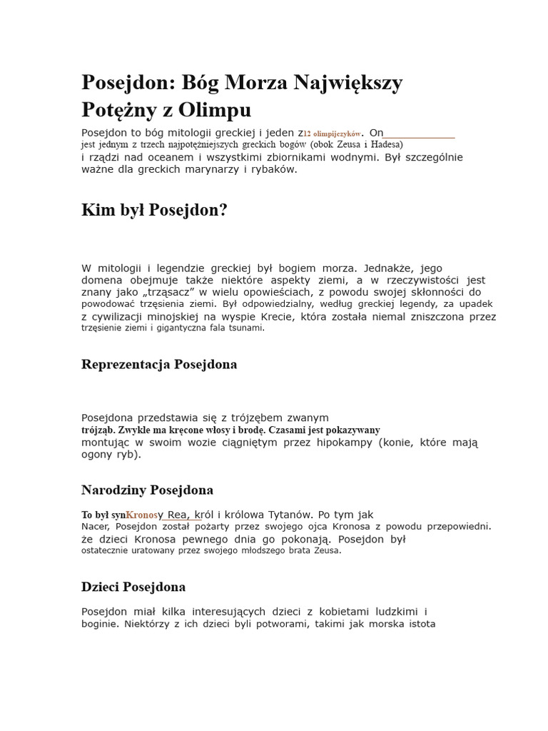 Posejdon | PDF