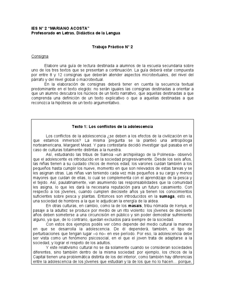 Didáctica de La Lengua Ejercicios de Gramática Textual. | PDF | Lava ...