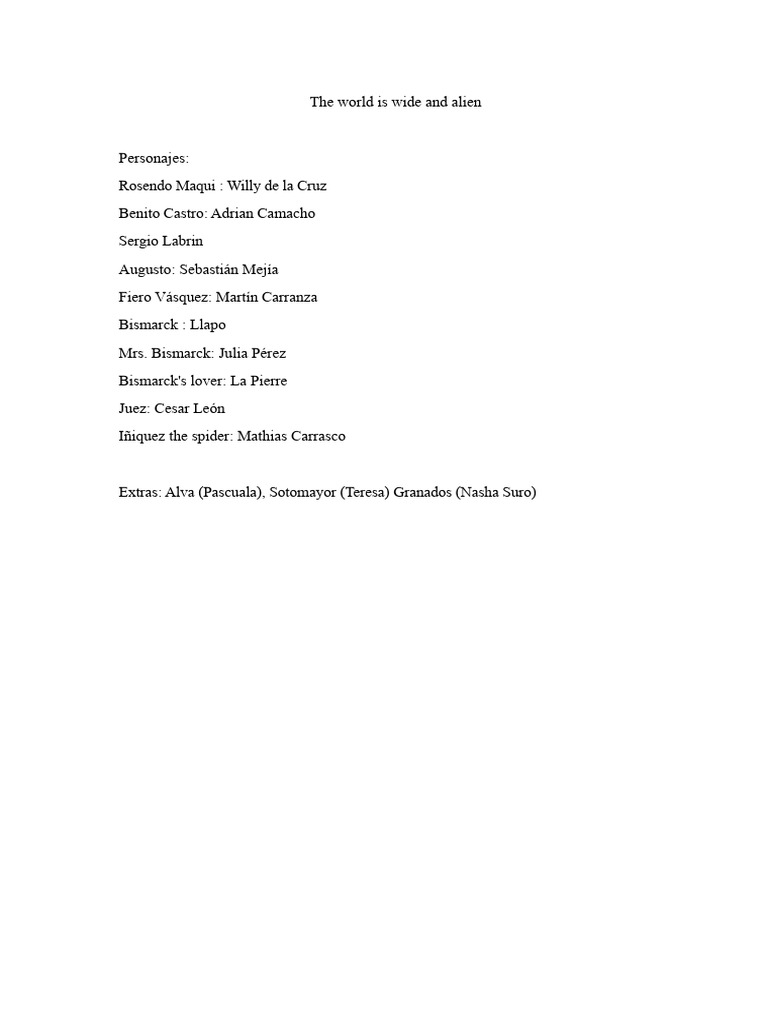 The World Is Wide and Alien | PDF