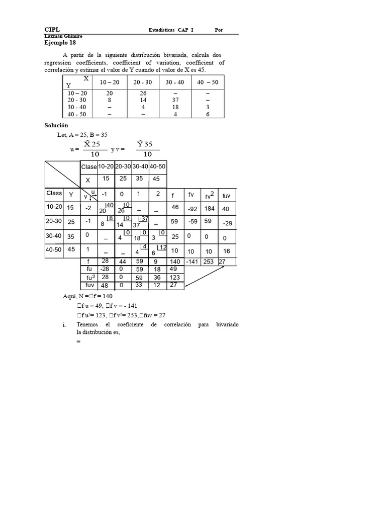 Capítulo 6 Correlación y Regresión 2 | PDF | Análisis de regresión | Estadísticas