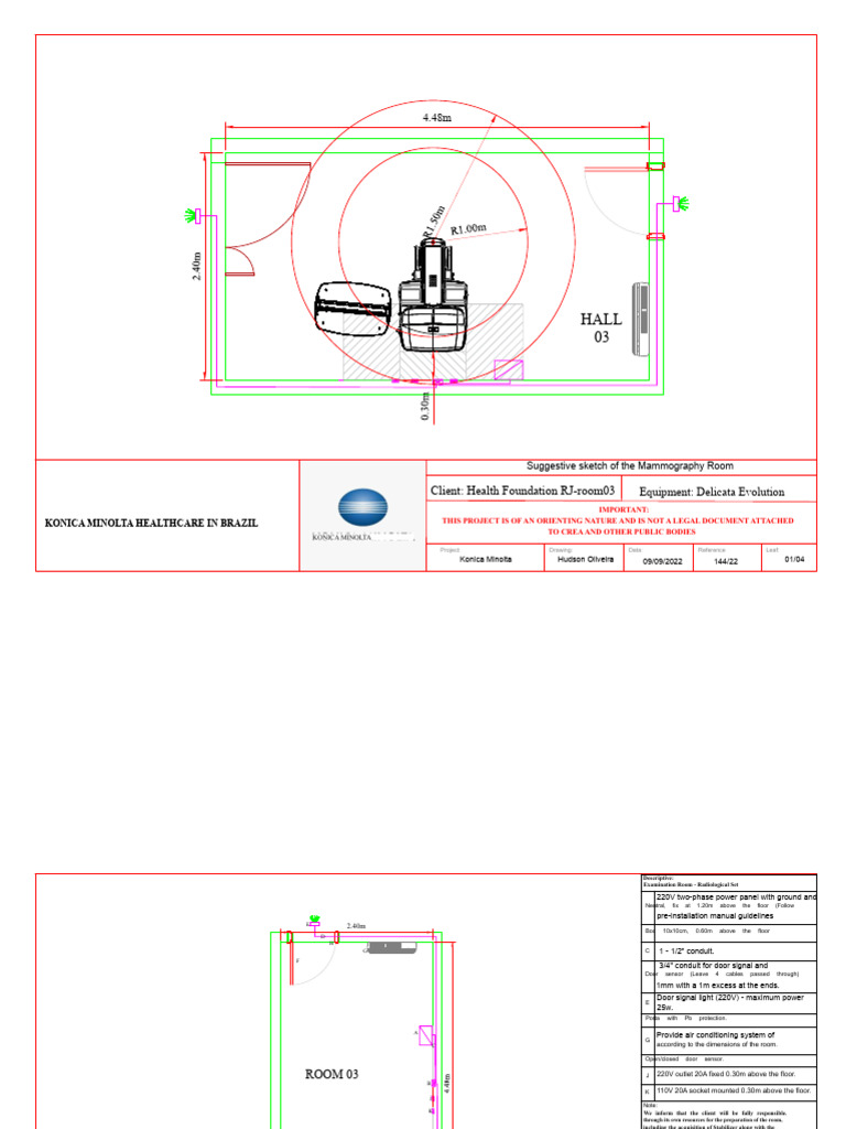 Delicate Evolution Mammography Layout | PDF | Wheelchair | Humidity