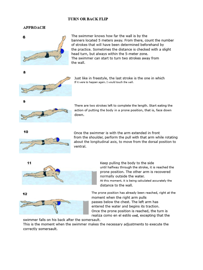 Backstroke Turn Swimming | PDF | Athletic Sports | Individual Sports