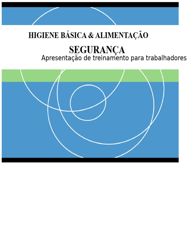 Módulo de Treinamento em Higiene Básica e Segurança Alimentar | PDF ...