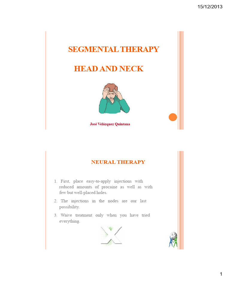Head Segment Stimulation. Neural Therapy | PDF | Headache | Diseases ...