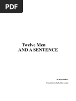 Twelve Angry Men: Full Play Script | PDF | Witness | Public Law