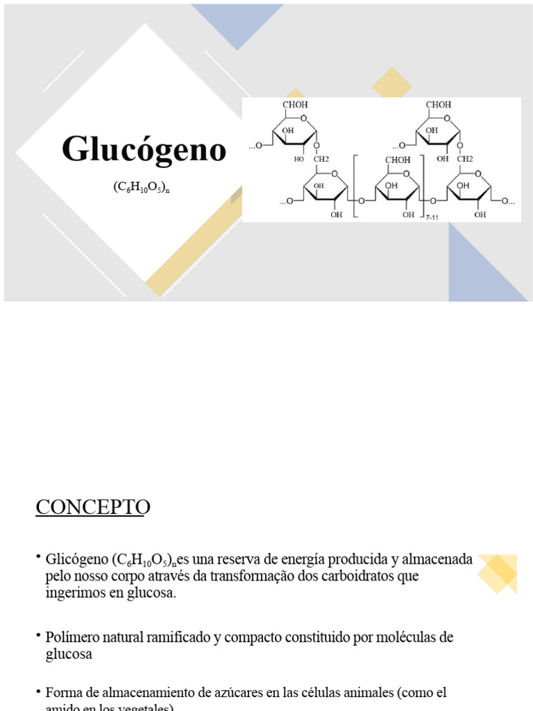 Glucógeno | PDF