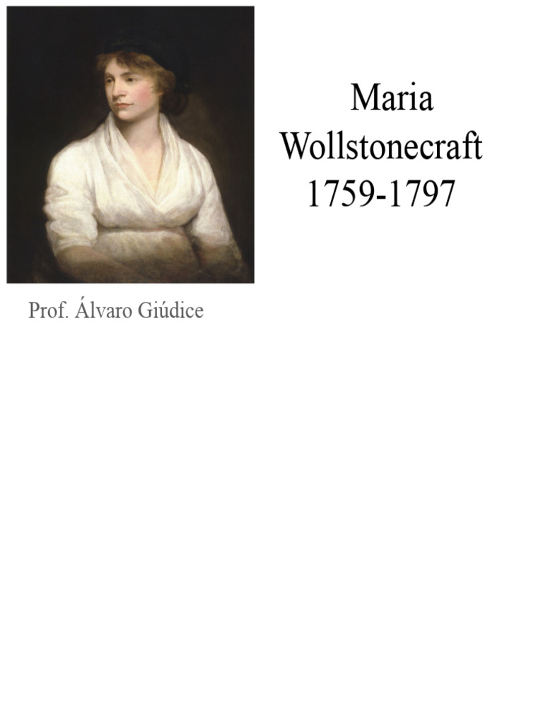 Prezentacja - Mary Wollstonecraft | PDF