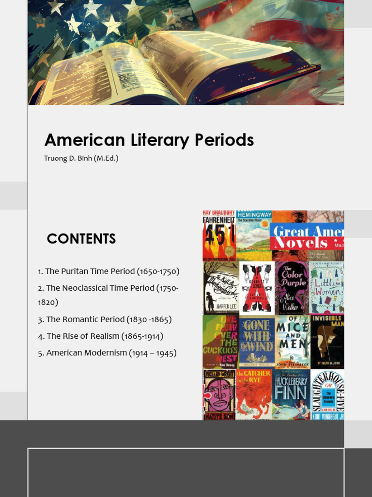 American Literary Periods | PDF | Romanticism | United States ...
