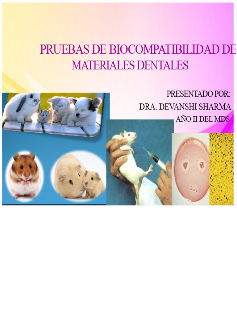 Biocompatibilidad de Materiales Dentales | PDF | Alergia | Sistema inmune