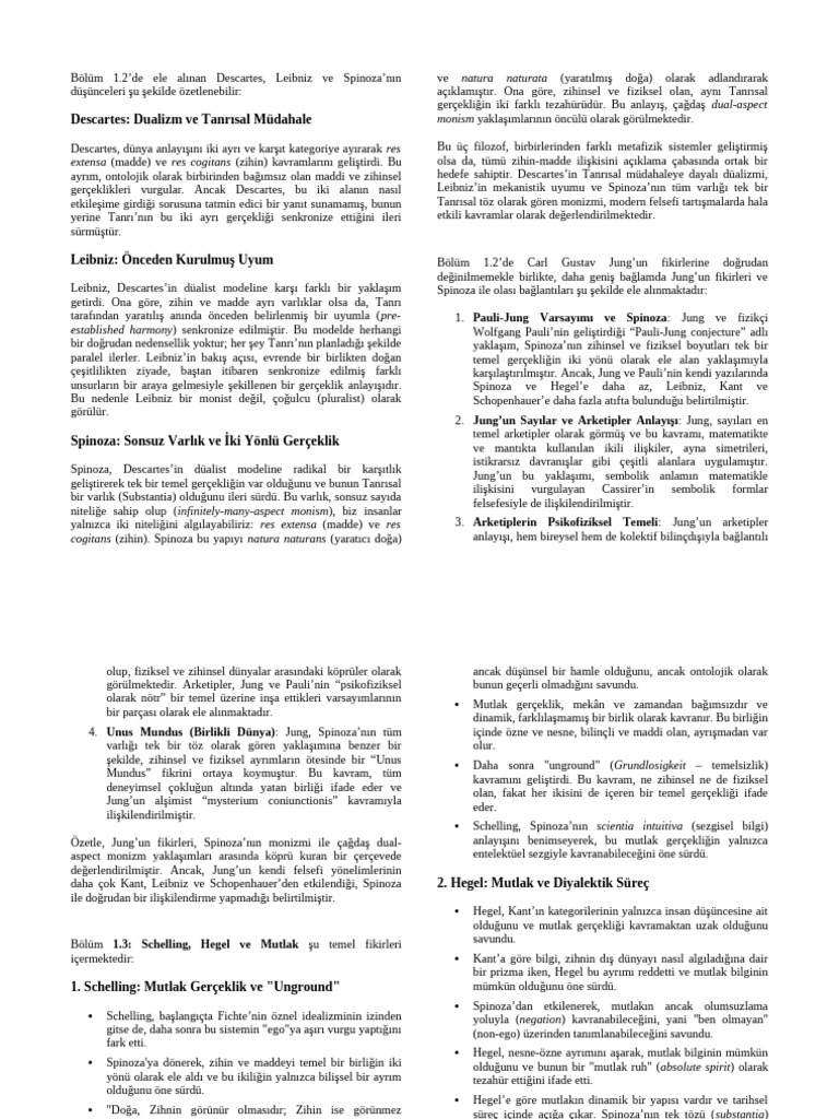 Dual Aspect Monism and Deep Structure of Meaning | PDF