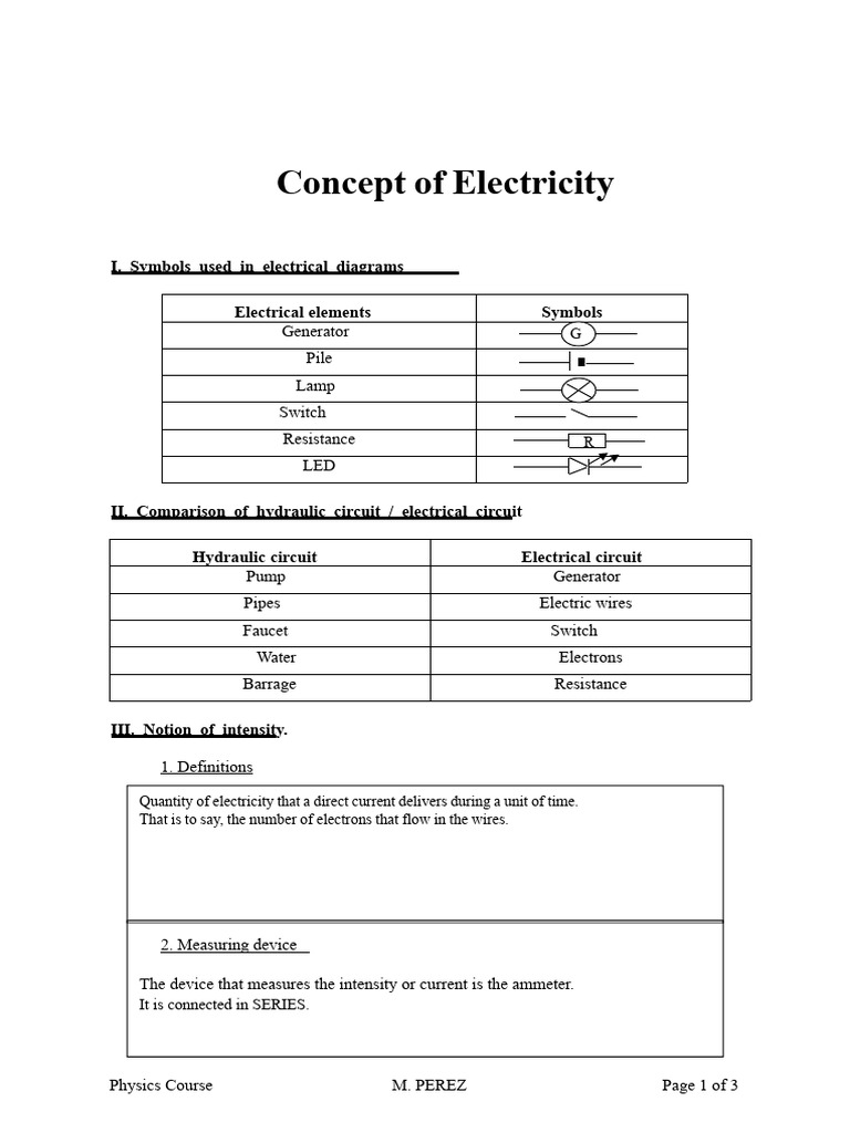 07 - Course - Direct Current | PDF | Voltage | Series And Parallel Circuits