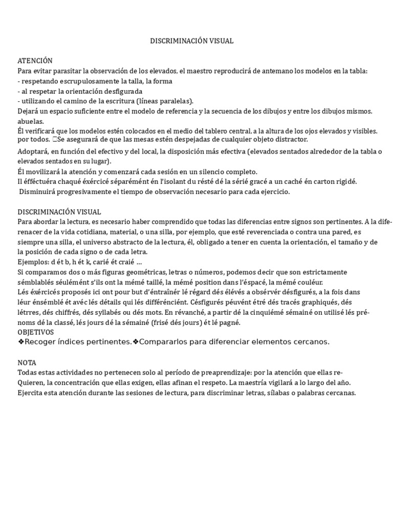 discriminación visual | PDF | Comunicación humana